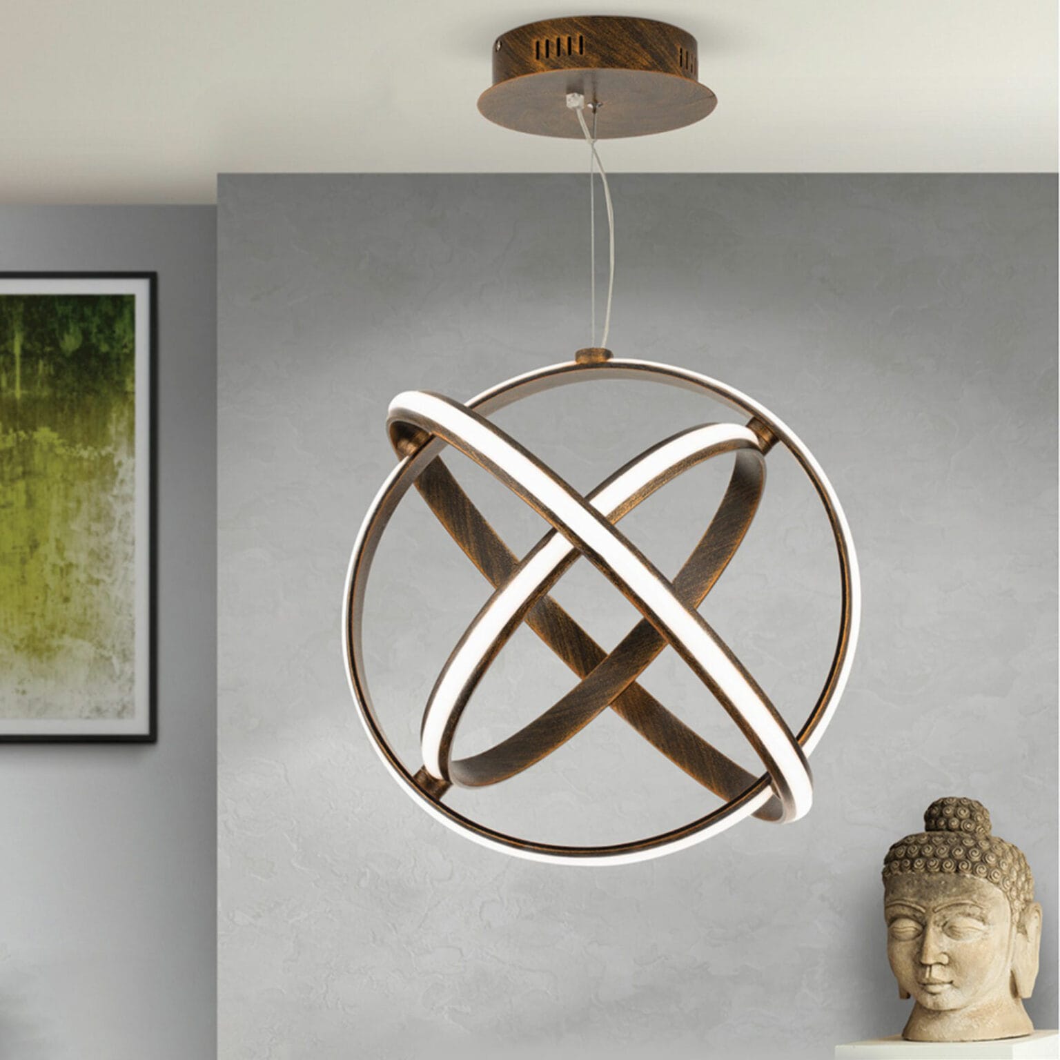 Circus LED Ceiling Light, antique finish – NIKO GROUP