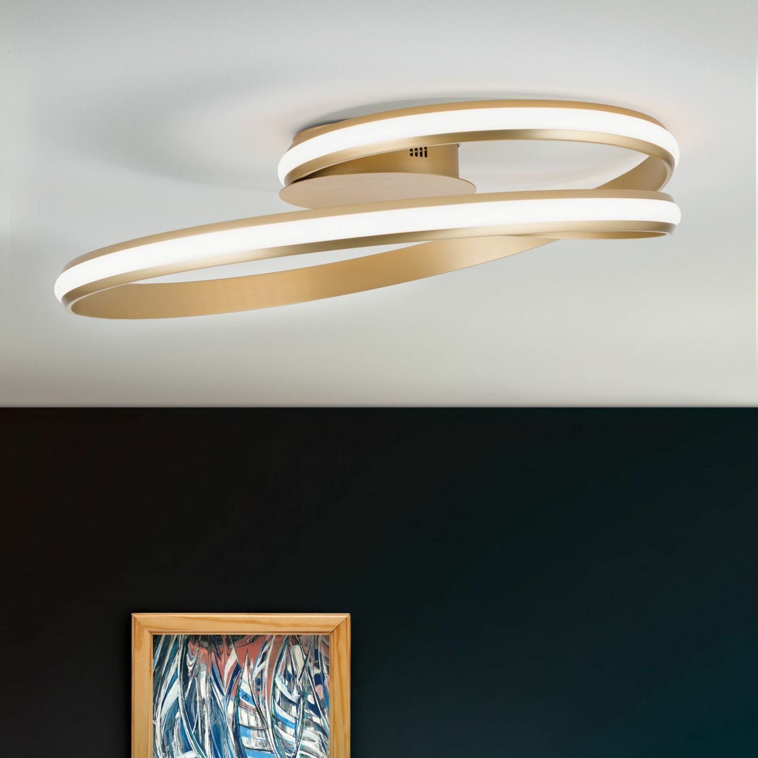 LED ceiling light CIRCUS, brass matt – NIKO GROUP