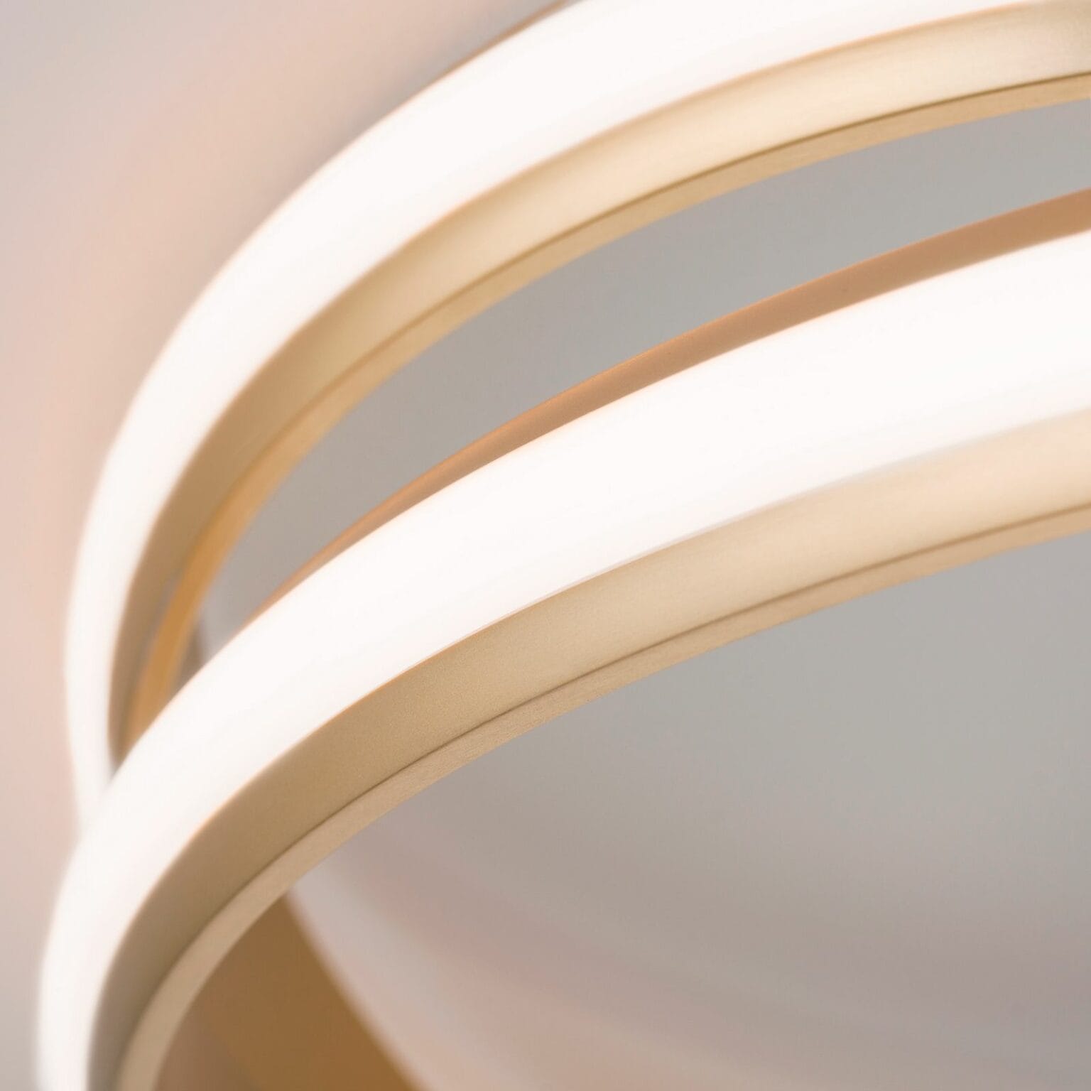 LED ceiling light CIRCUS, brass matt