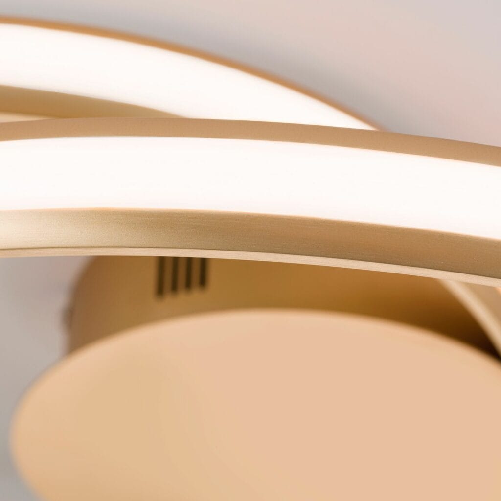 LED ceiling light CIRCUS, brass matt