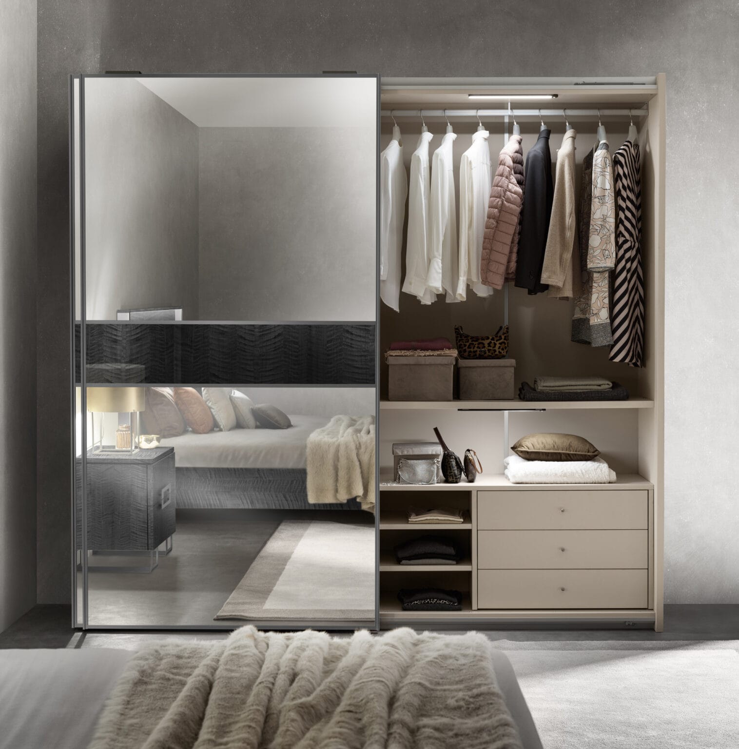 Moderna sliding doors wardrobe – NIKO GROUP