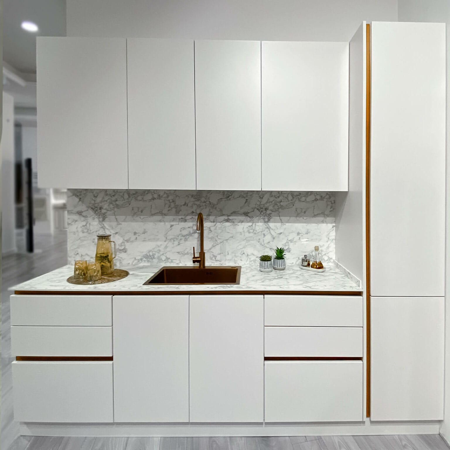 Kitchen with Gola profiles – NIKO GROUP