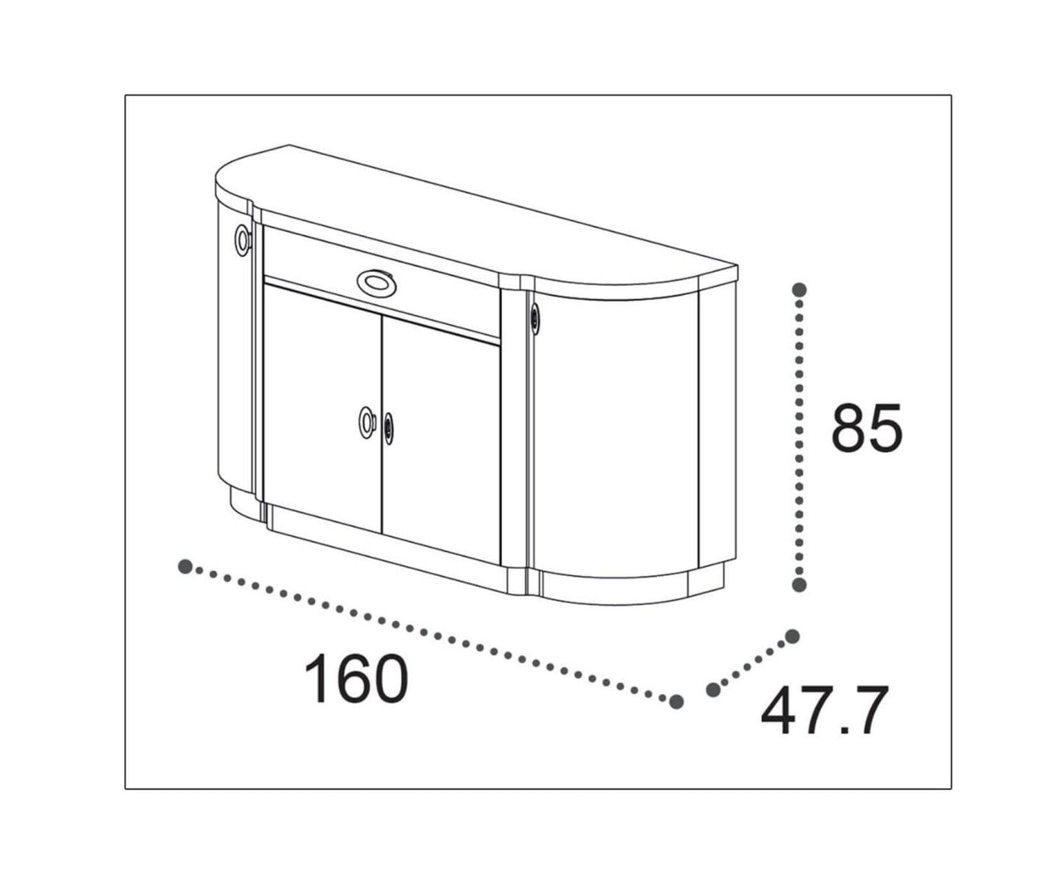 Armonia 4 Door Buffet – NIKO GROUP