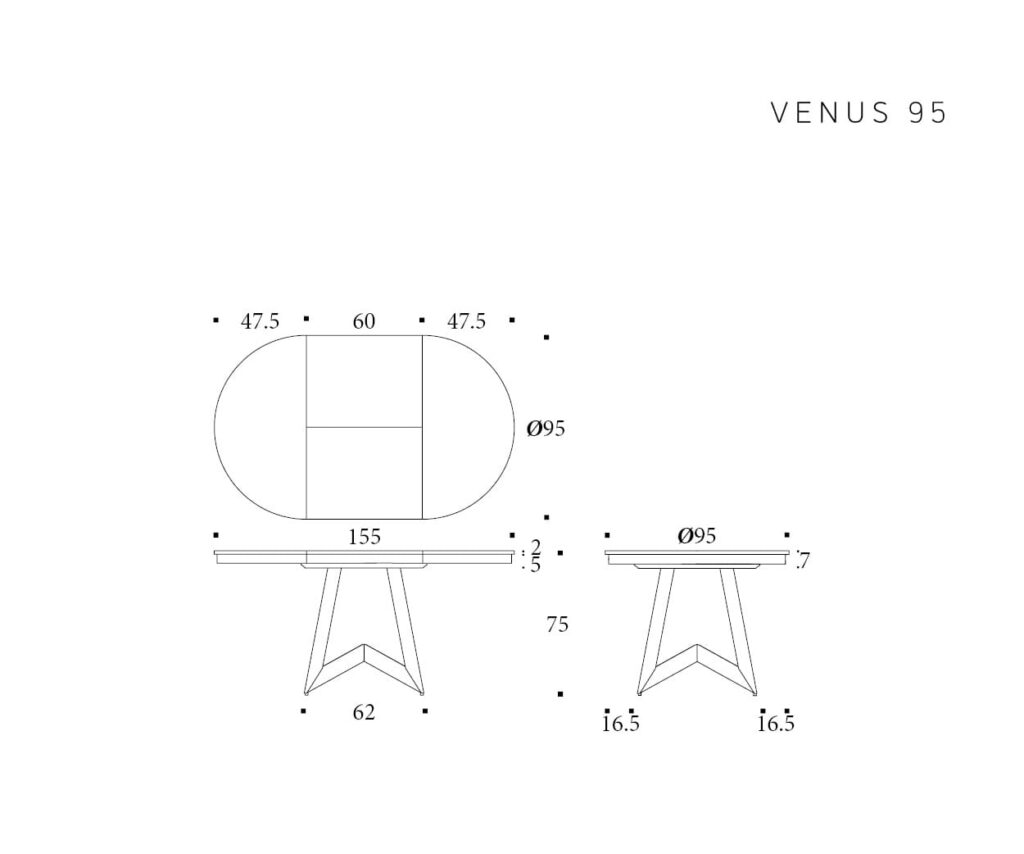 Venus dining table – NIKO GROUP